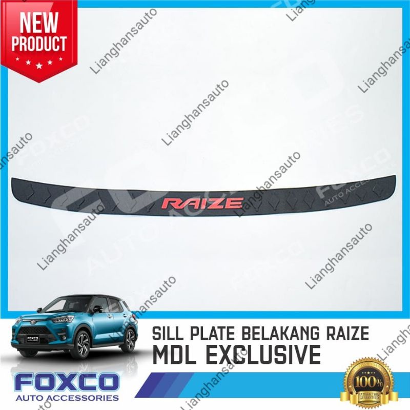 Toyota RAIZE EXCLUSIVE FXC Rear Sillplate | Shopee Philippines