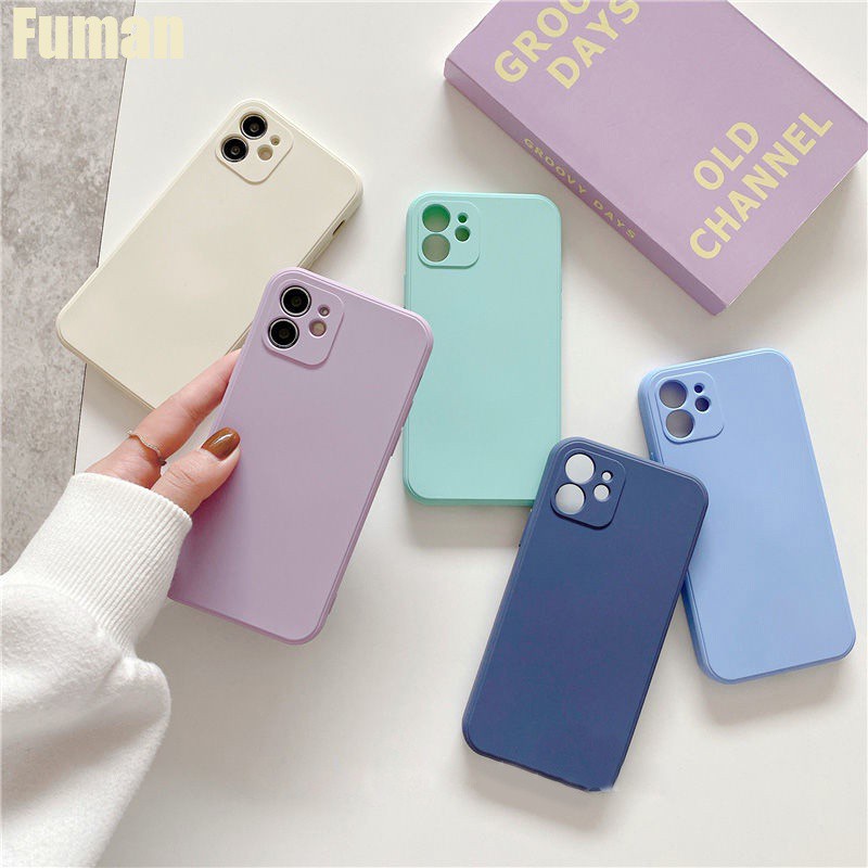Casing For Samsung Galaxy A01 M01 Core A21s A11 A31 Cover Solid color ...