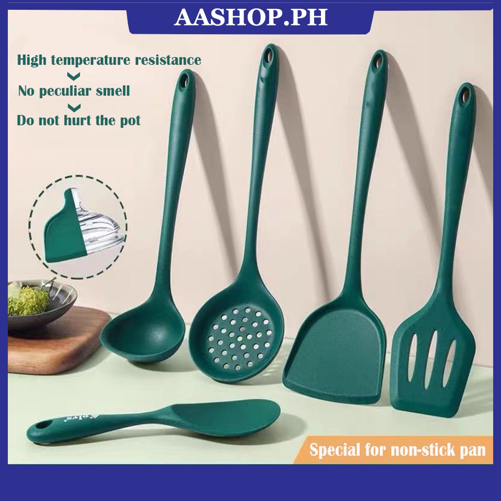 kitchen Cooking tools silicon kitchen utensil set silicon spatula rice ...