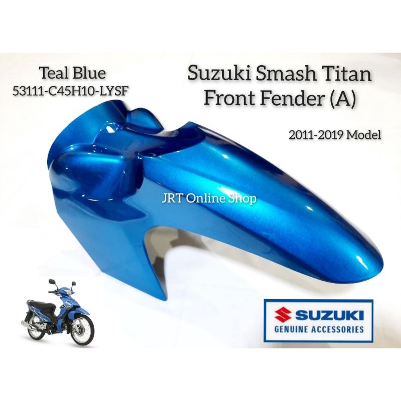 Suzuki Smash Genuine Original Front Fender (A) Triton Blue | Shopee ...