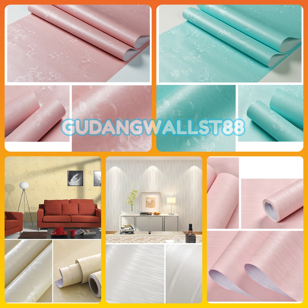 Reliable!! Latest Wallpaper Sticker / Wallpaper 45cm X 1m / Wallpaper ...