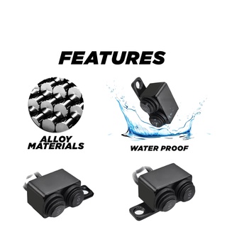 Domino Dual 3ways Switch TRI Switch Mirror Mount Waterproof Universal ...