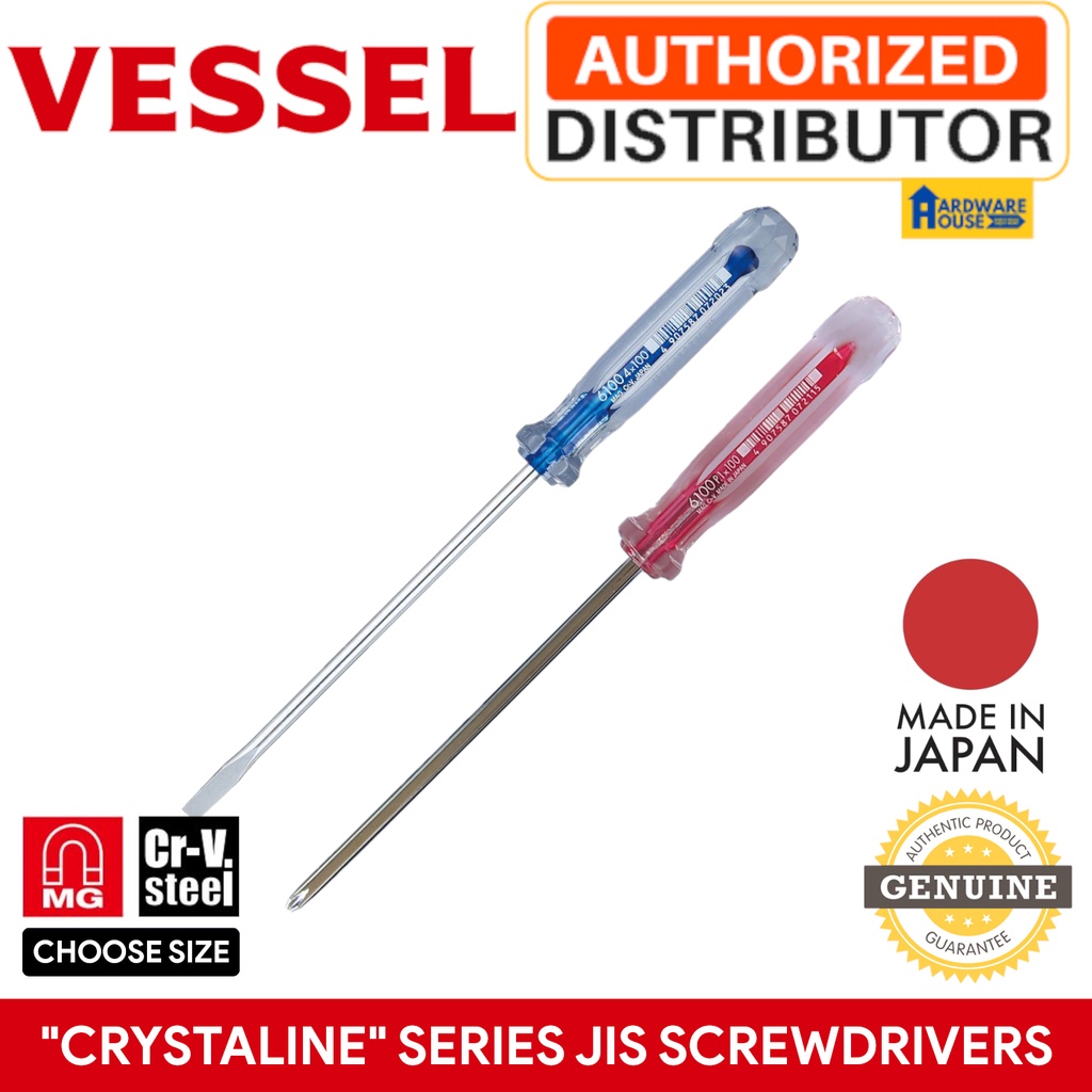 MADE IN JAPAN ORIGINAL Screwdriver Screw Driver Flat PH Star Head JIS ...