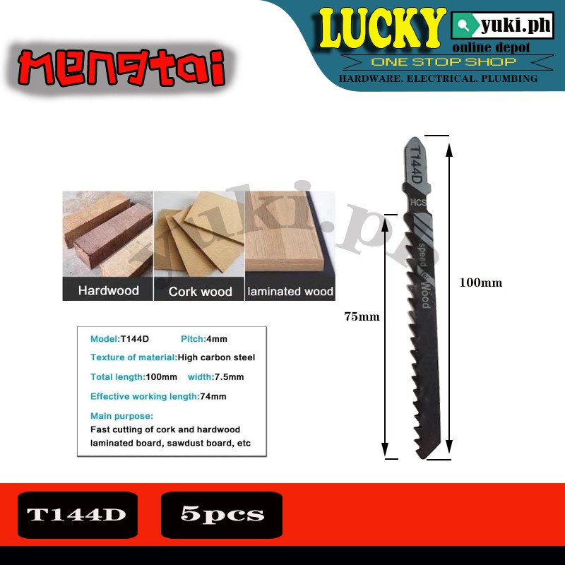 MENGTAI T144D/MAKITA A-85818/T144D Jigsaw blade (5pcs per pack ...