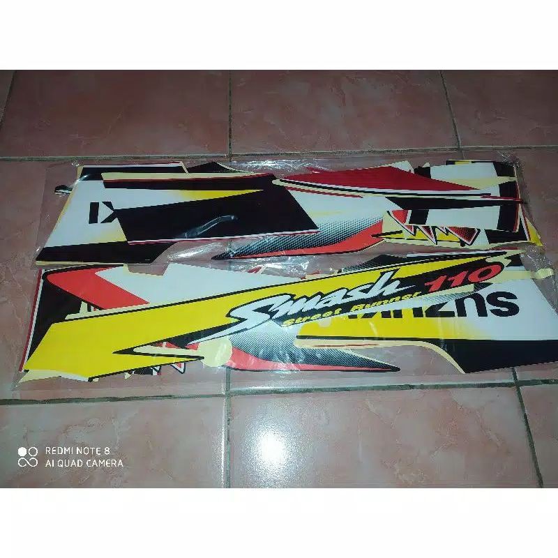 Suzuki SMASH SR 2005. Motorcycle BODY Pole STRIPING Sticker | Shopee ...