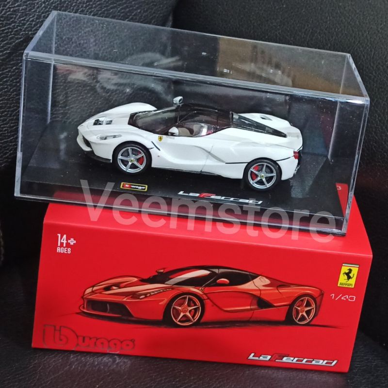 Die Cast 1:43 Ferrari Signature Series LaFerrari [Burago] White ...