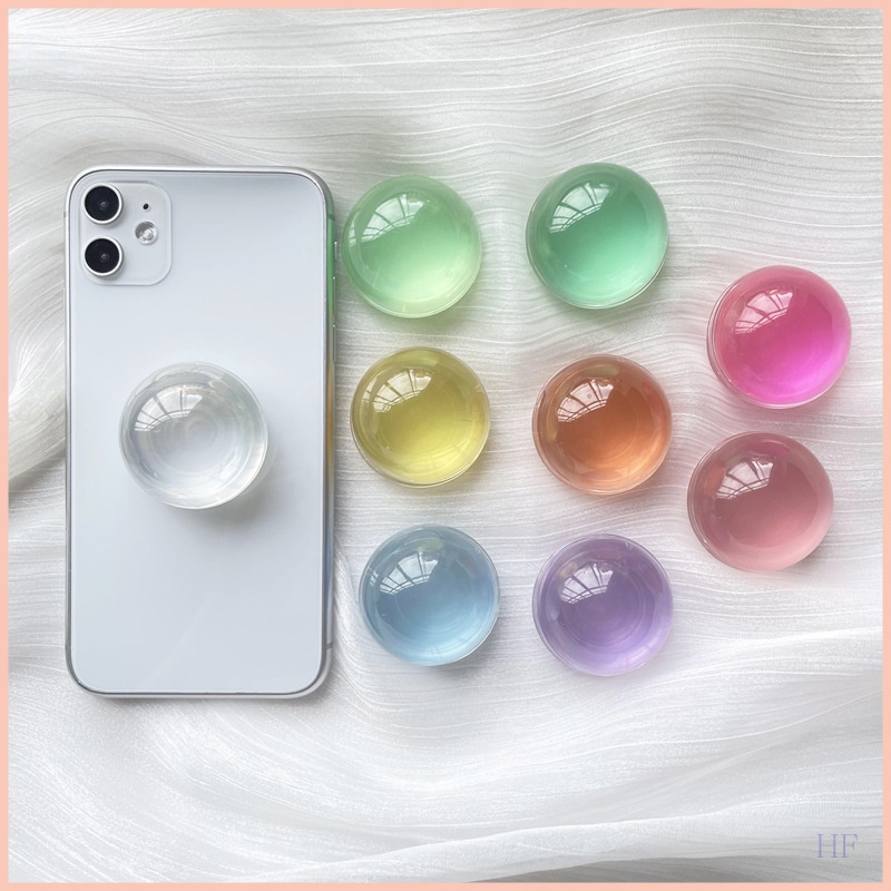 ins Sweet Bracket Clear Plain Color Grip Griptok Phone Holder HF3 ...