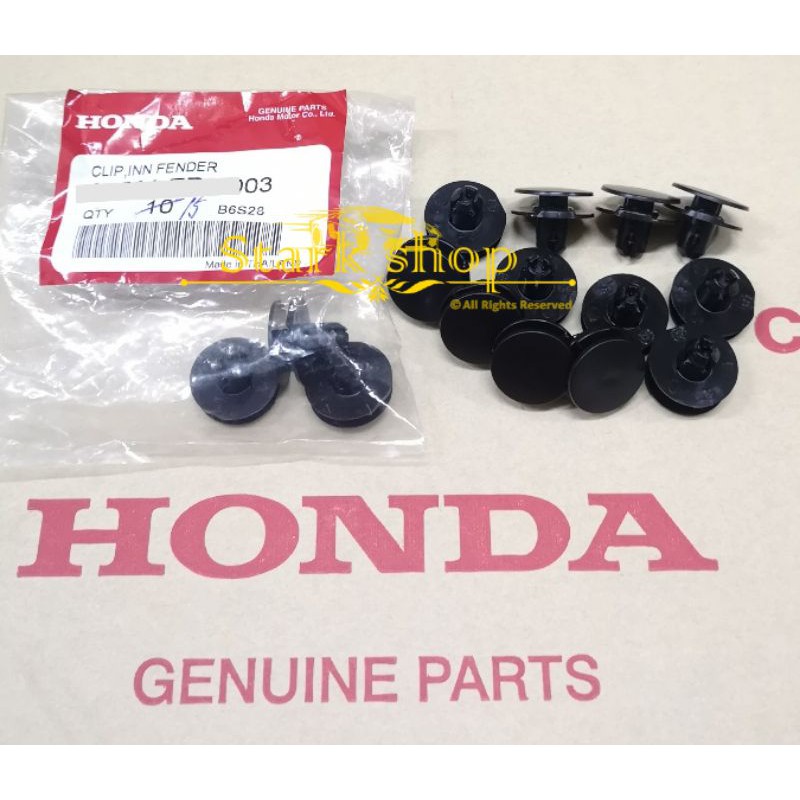 HONDA CIVIC FC 2016 TEA FENDER LINER CLIP (BLACK) | Shopee Philippines