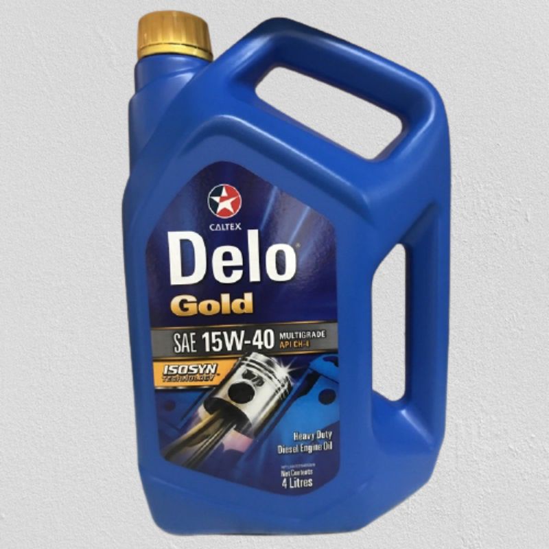 CALTEX DELO GOLD 15W-40 DIESEL ENGINE OIL (1GAL/4LTRS) | Shopee Philippines