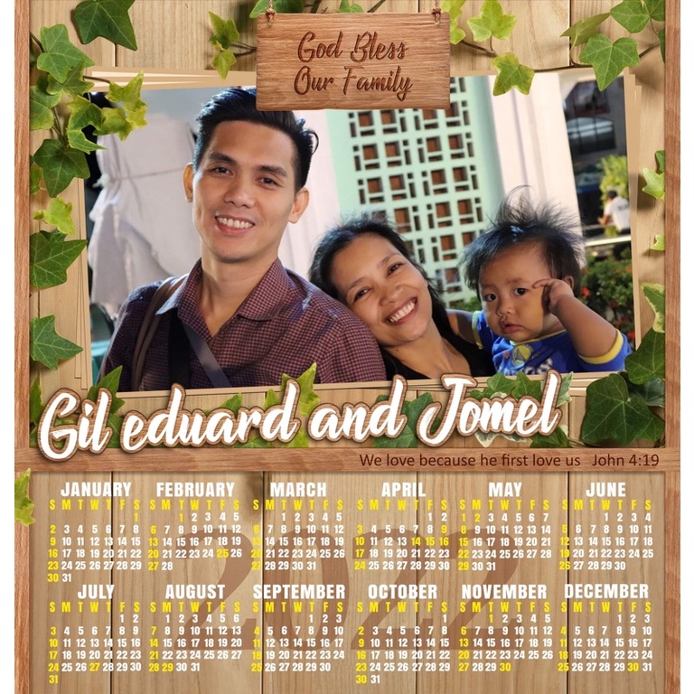 2024 CUSTOMIZED TARPAULIN CALENDAR | Shopee Philippines