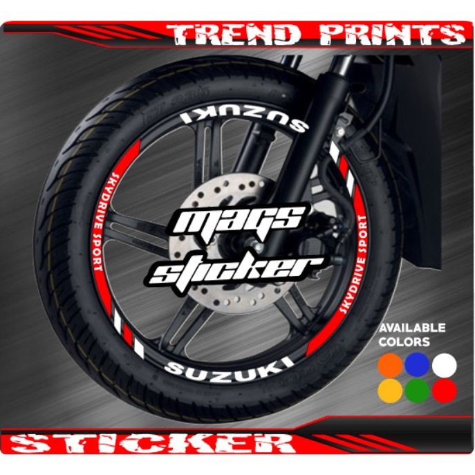 Skydrive sport mags sticker set front and back | Shopee Philippines