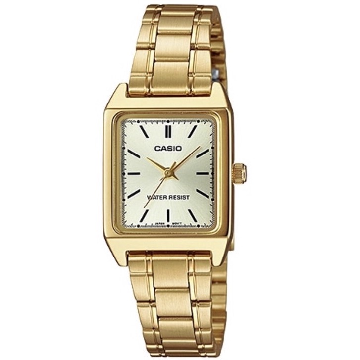 Casio LTP-V007G-9E Ladies Gold Square Quartz Unisex Watch Relo W0166 ...