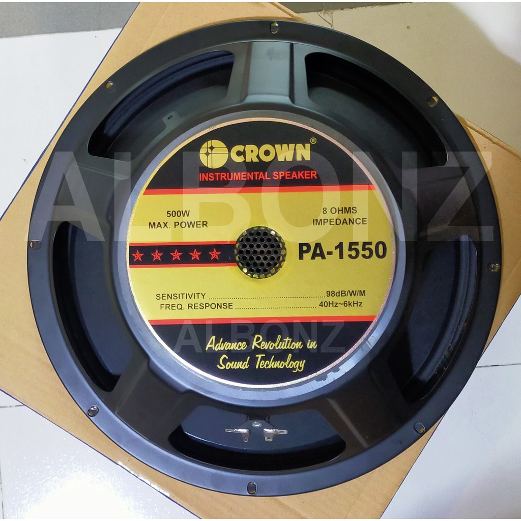 Crown PA 1550 500watts Instrumental Speaker | Shopee Philippines