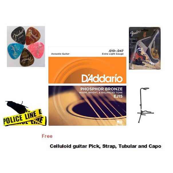 EZ900 With Free Guitar Strap Tubular Guitar Stand and Capo free picks ...