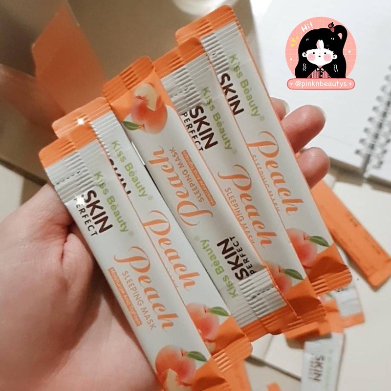 (Ecer) Peach Sleeping Mask | Shopee Philippines