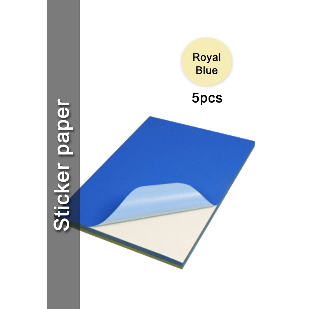 ( 5 | 10 pcs) Printable Inject Sticker paper Matte, Glossy & Kraft A4 ...