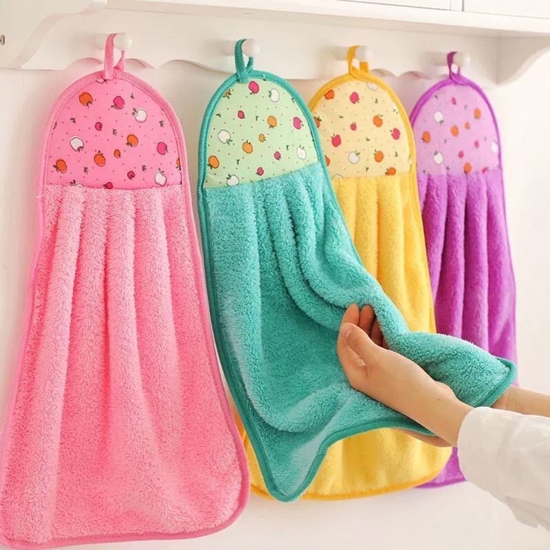 1PCS Microfiber Hand Towel Kitchen/Bathroom Soft Hand Towel | Shopee ...