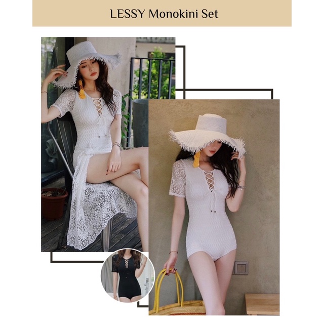 Lessy Bikini Set / Korean Bikini / Monokini / Cheap Bikini / Swimsuit / Two Pieces | Shopee ...