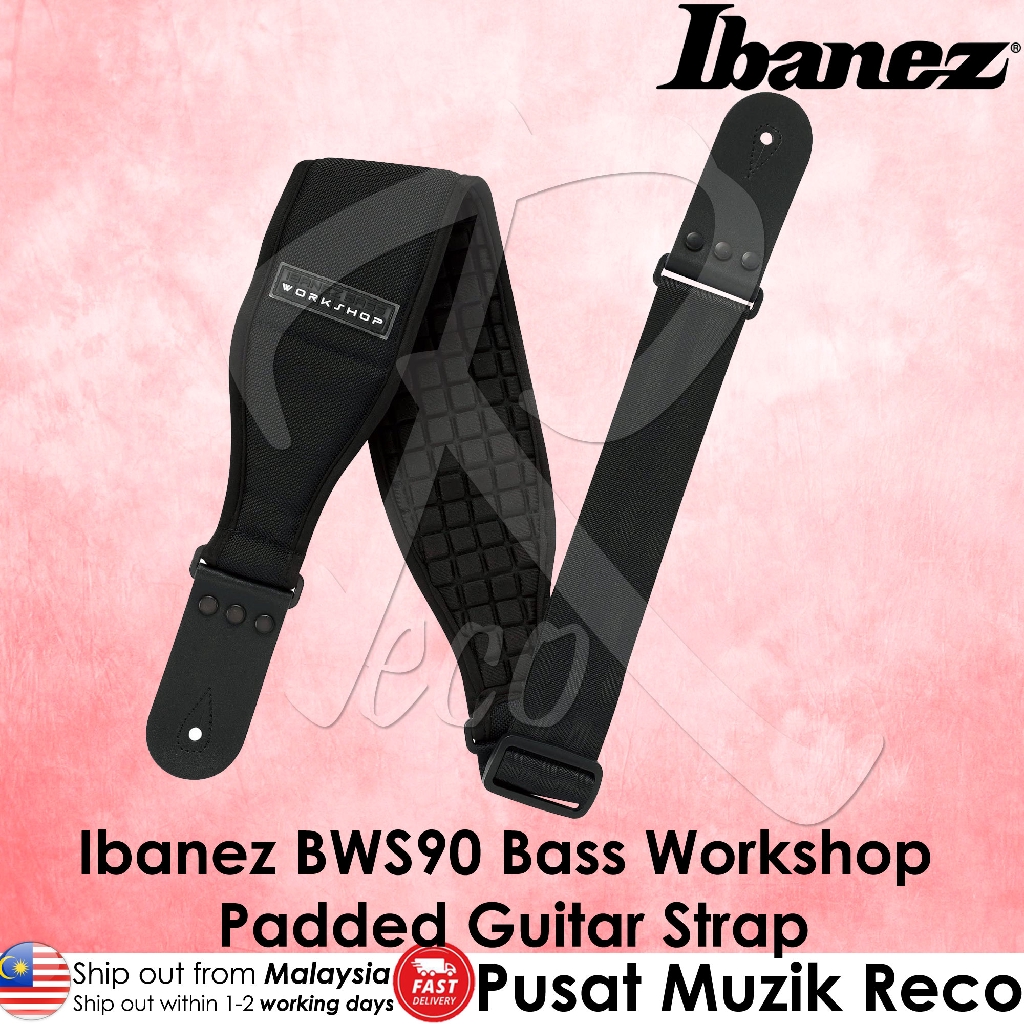 Ibanez BWS90 Bass Workshop Padded Guitar Strap Strap Gitar Bass Lebar ...