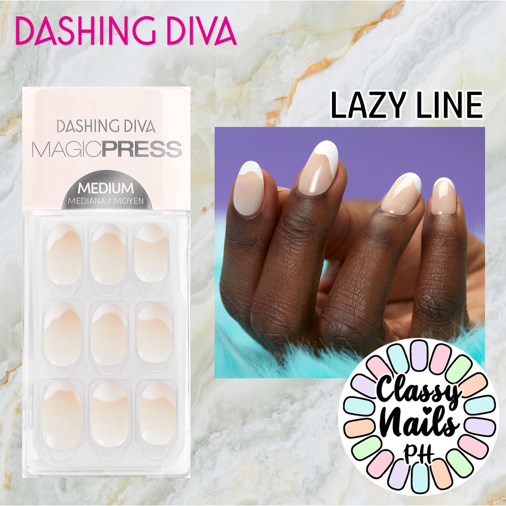 Lazy Line • Dashing Diva • Magic Press • Manicure • Press On Korean ...