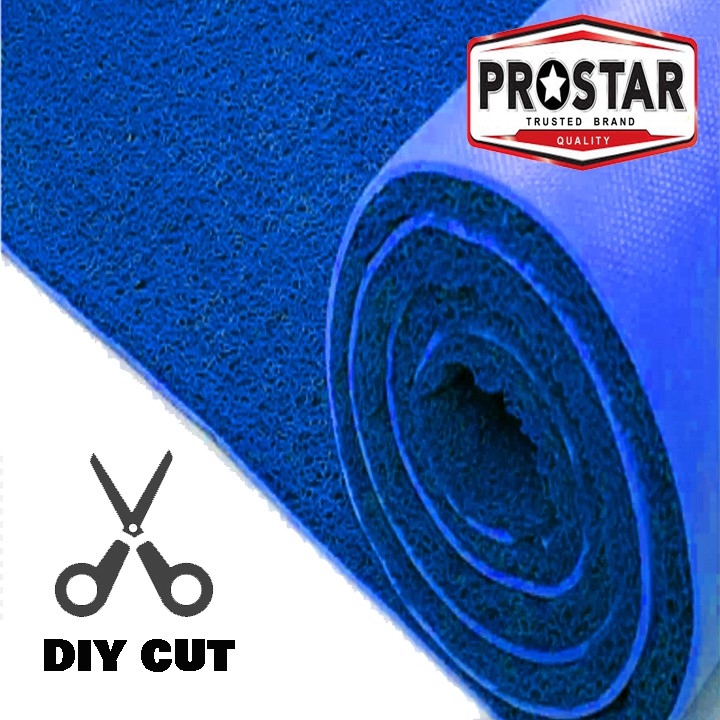 Prostar 4ft x 15ft Rubber Car Matting / Spaghetti / Coil Matting (BLUE ...