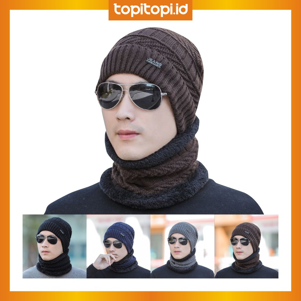 Kupluk Beanie Hat Plus Scarf Import | Shopee Philippines