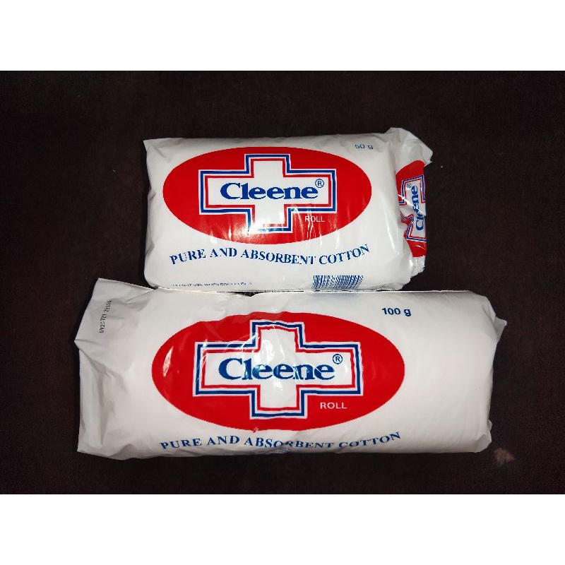 Cleene Pure And Absorbent Cotton Roll 50g | Shopee Philippines