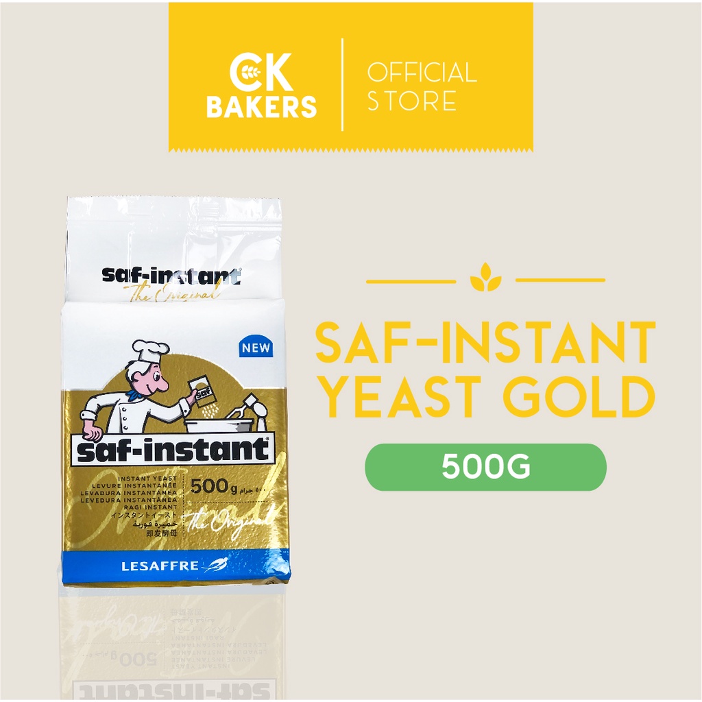 Saf Instant Yeast Gold 500grams | Shopee Philippines