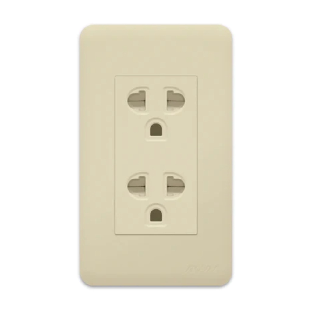 Royu Classic & Wide 1, 2, 3 Gang Switch, Outlet, Duplex, AC Outlet, 3 ...