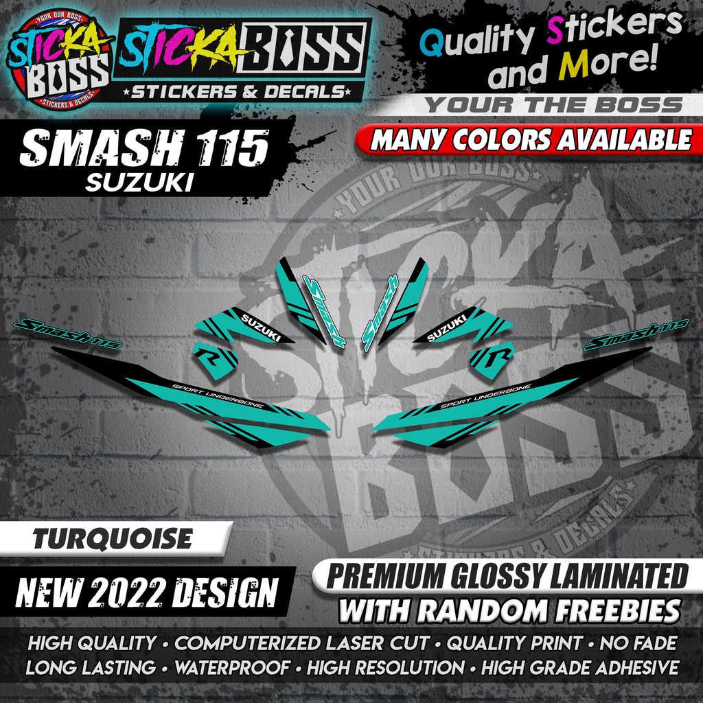 STICKER DECALS for SMASH 115 (NEW 2022 DESIGN) By STICKABOSS ( SOFIE ...