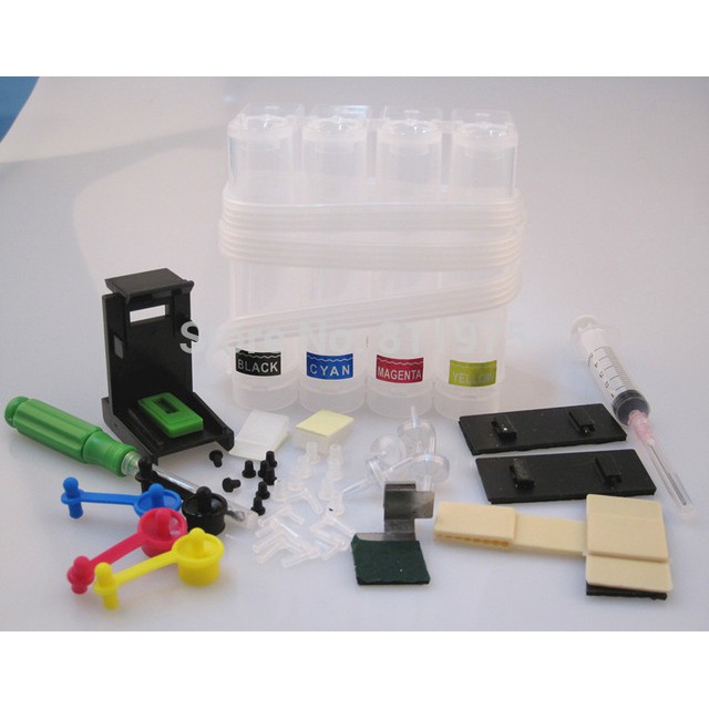 DIY CISS kit 4colors for"canon/HP printer | Shopee Philippines