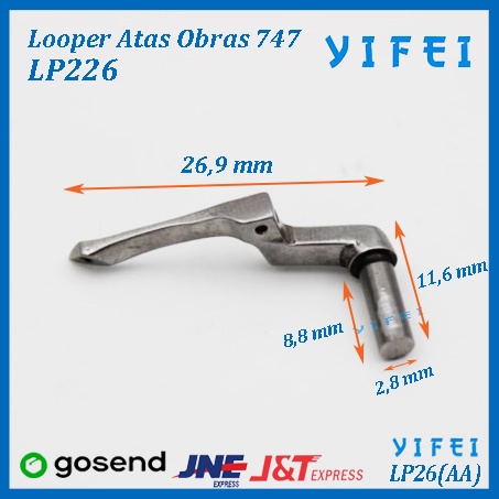 Lp226 Obras Top Loper Siruba 700K/YIFEI-LP226 | Shopee Philippines