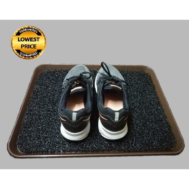 DISINFECTING FOOT TRAY WITH MAT, COIL MAT WITH ANTI-SLIP | Shopee ...
