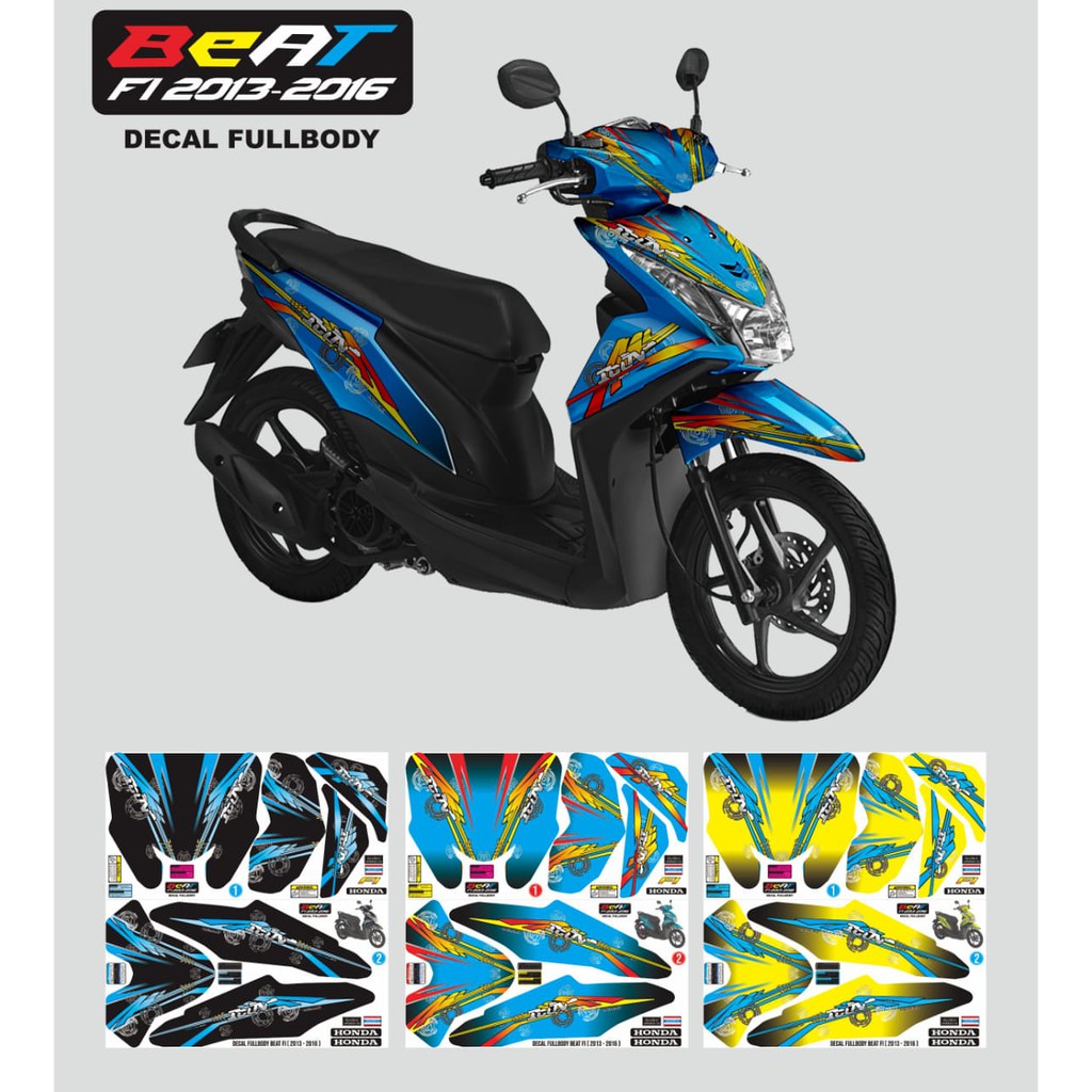 Full body Decal For beat fi 2013-2016 | Shopee Philippines