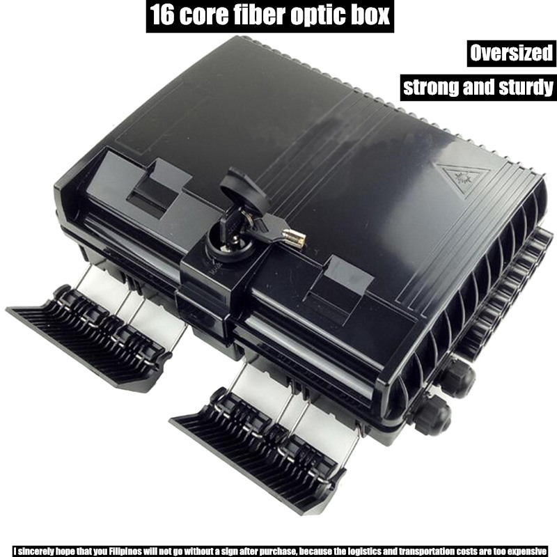 16 Core Fiber Optic Termination Box 16 Port Optical Fiber Distribution ...