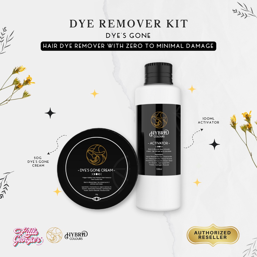 Hybrid Colours Dye's Gone [Organic, Zero to Minimal Damage, Dye Remover ...