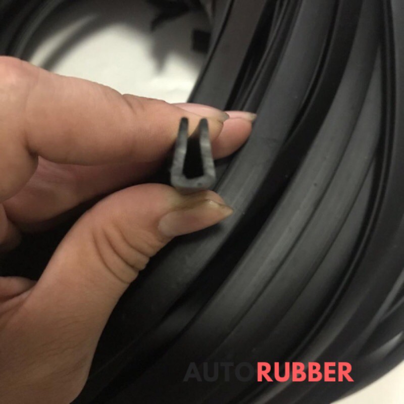 Rubber U Glass Clamp Rubber List Plate Clamp 4 Mm | Shopee Philippines