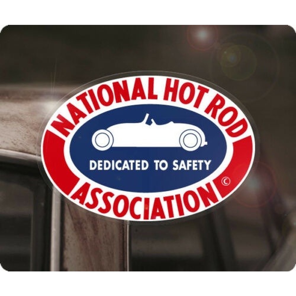 NHRA old logo sticker decal V8 school drag racing hot rod hemi gasser ...