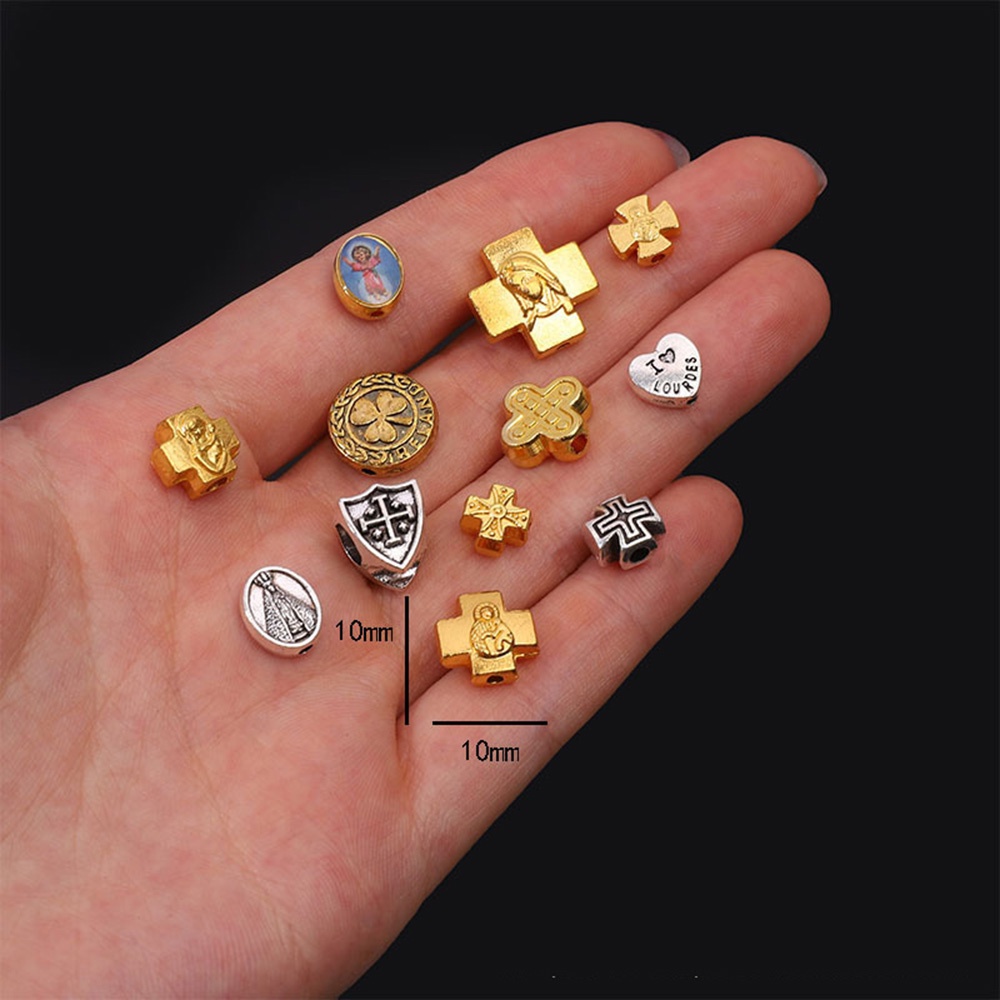 20Pcs/Lot Handmade Religious Accessories Cross Christ Jesus Our Lady ...