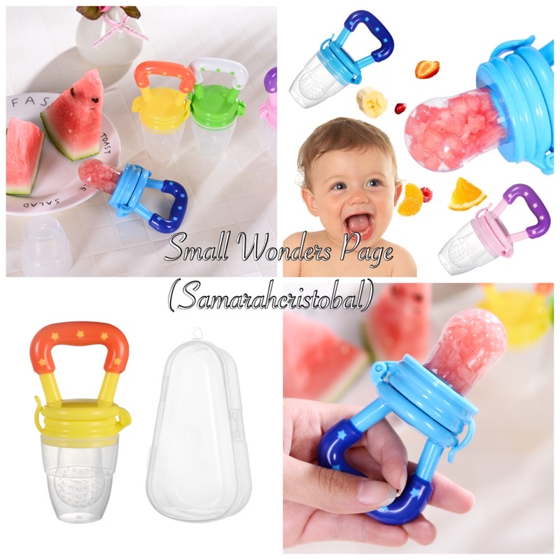 NEW! PACIFIER FEEDER Baby Fruit Pacifier Feeder with case | Shopee ...