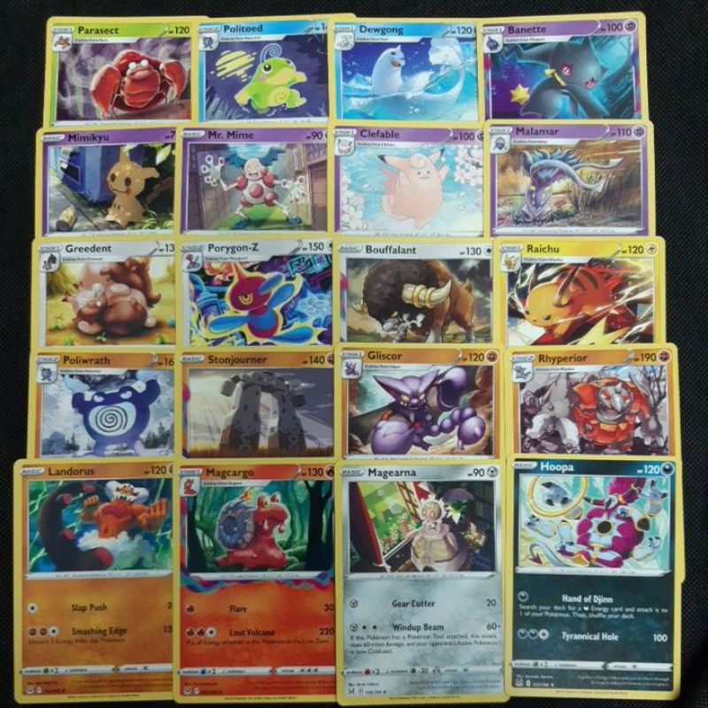 Pokemon Card TCG: Lost Origin: Politoed/ Dewgong/ Banette/ Mimikyu/ Mr ...