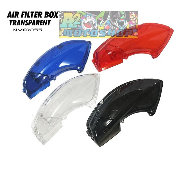 Air Filter Cover Box Transparent For NMAX and Aerox RZ Racing | Shopee ...