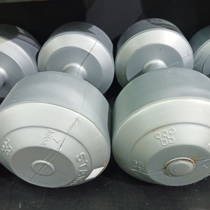 Suzuki stamina plastic dumbbell dumbbell barbell 7 kg | Shopee Philippines