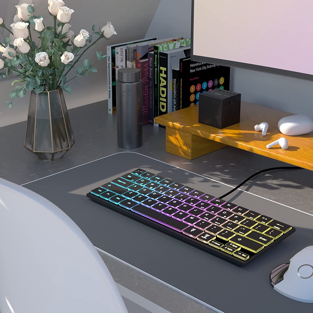 Zeus x Inphic 920 RGB Gaming Keyboard 64 Keys Keypad / Keyboard Multi ...