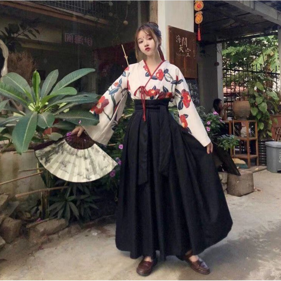 Beauty Hanfu Summer Dress Female Antiquity Costume Top+skirt Suit ...