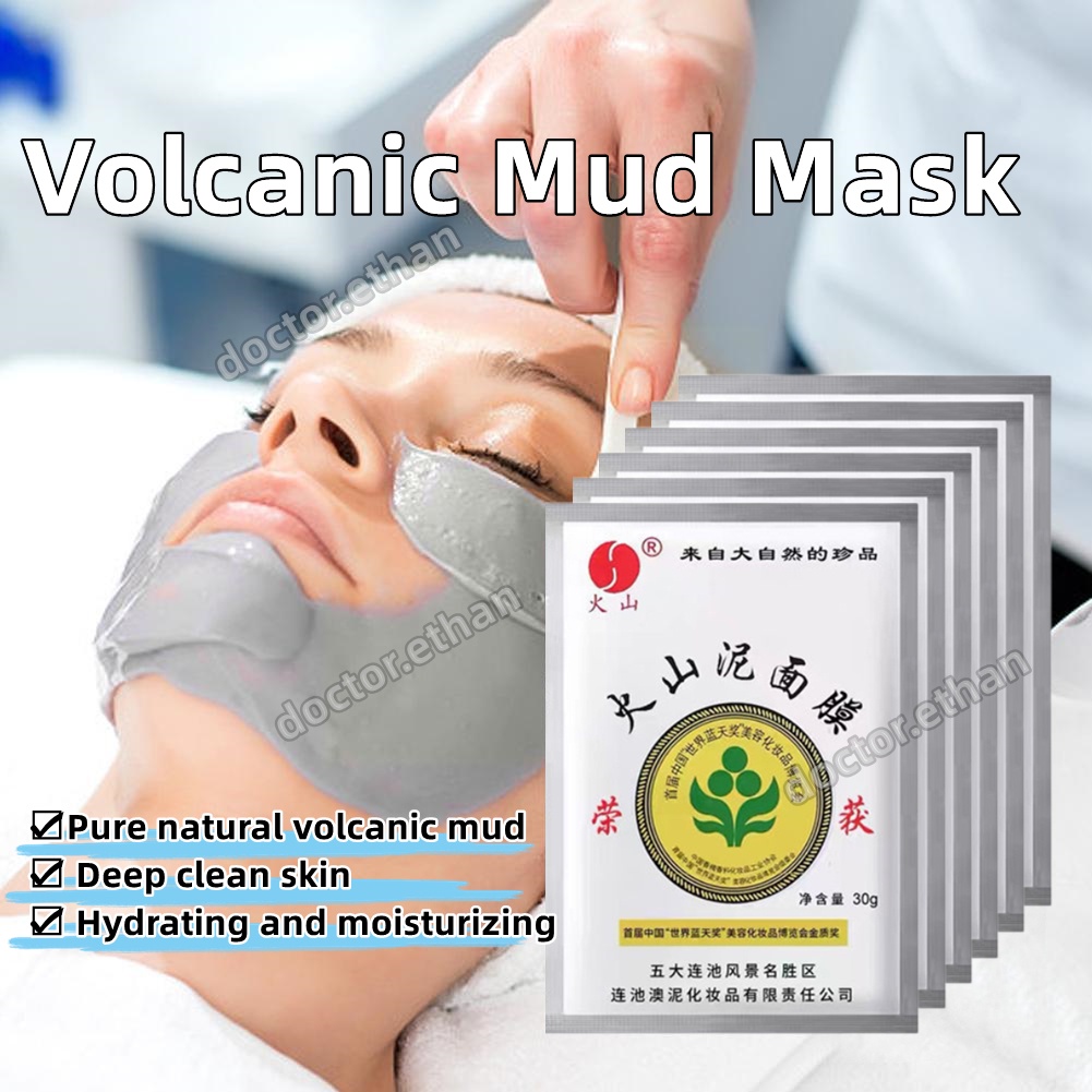 Volcanic Mud Mask Blackhead Removal Mask Deep Cleansing Skin Whitening ...