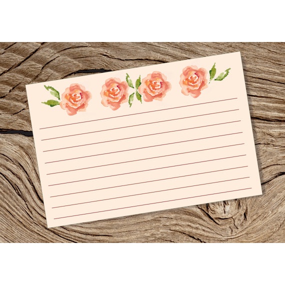 Ruled Index Card with Design, 100-Pack | Shopee Philippines