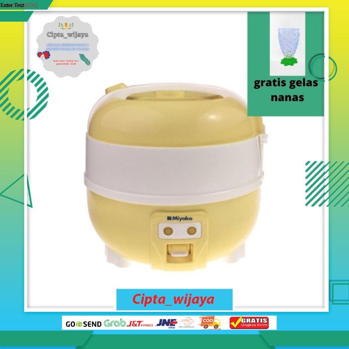 Magic com miyako mcm 610 1 Liter 3 in1 / Rice cooker 1 liter | Shopee ...