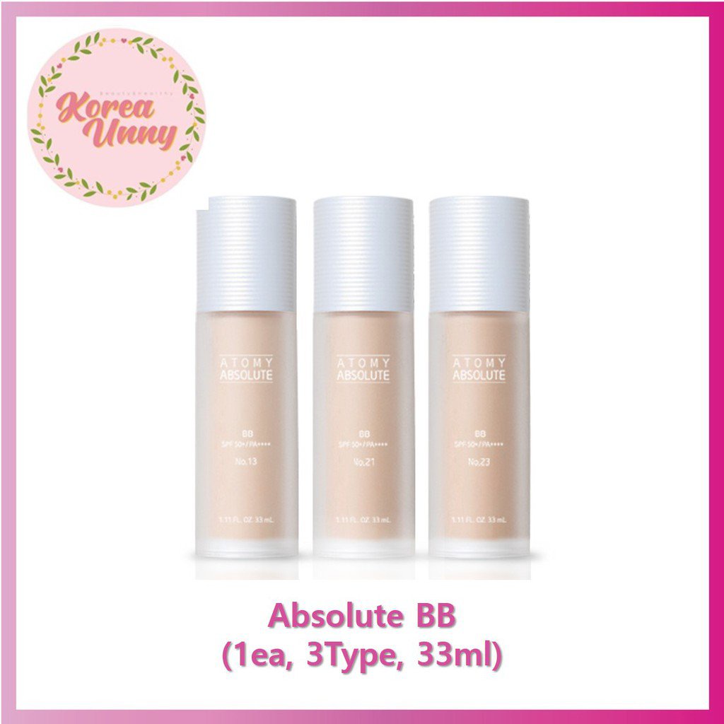 Atomy Absolute BB (1ea, 3type, 33ml) [LOWEST PRICE GUARANTEE] 0VW4 ...