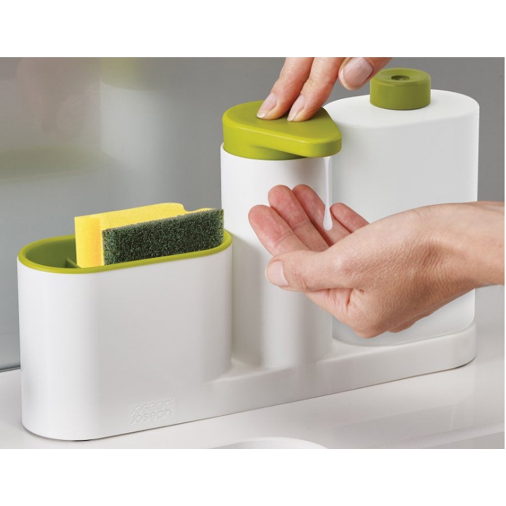 Yuumee 3 In 1 Sink Tidy Set Plus Kitchen Organizer Built in Soap ...